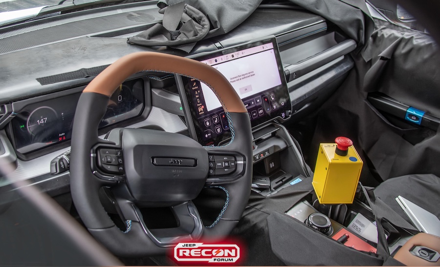 Jeep Recon 4xe INTERIOR First Look! + Driving Modes | Jeep Recon EV News, Forum, Owners ...