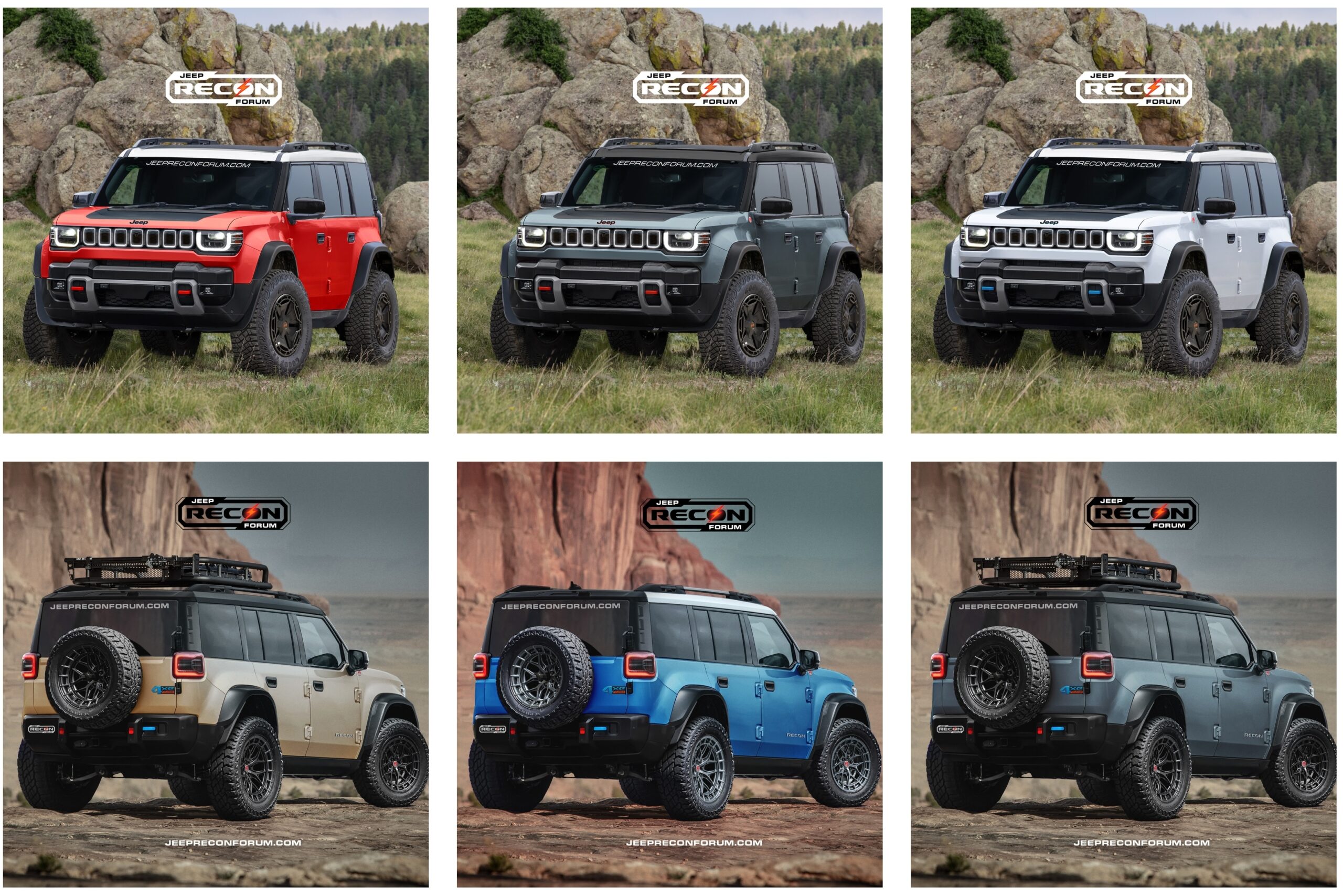 Preview: 2026 Jeep Recons w/ Lift Kit, 35's, Fender Flares, Winch ...